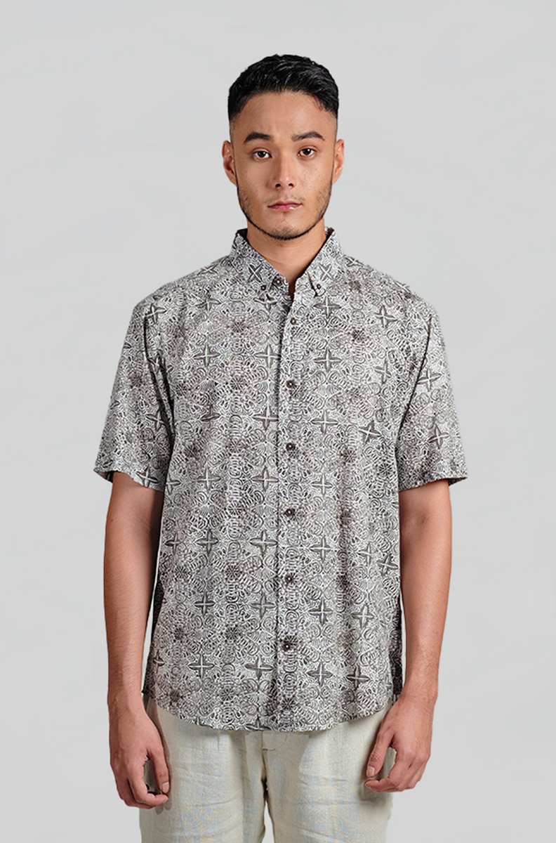 Maharaja Slim Fit Teng Teng in Dark Grey – Kapten Batik MY